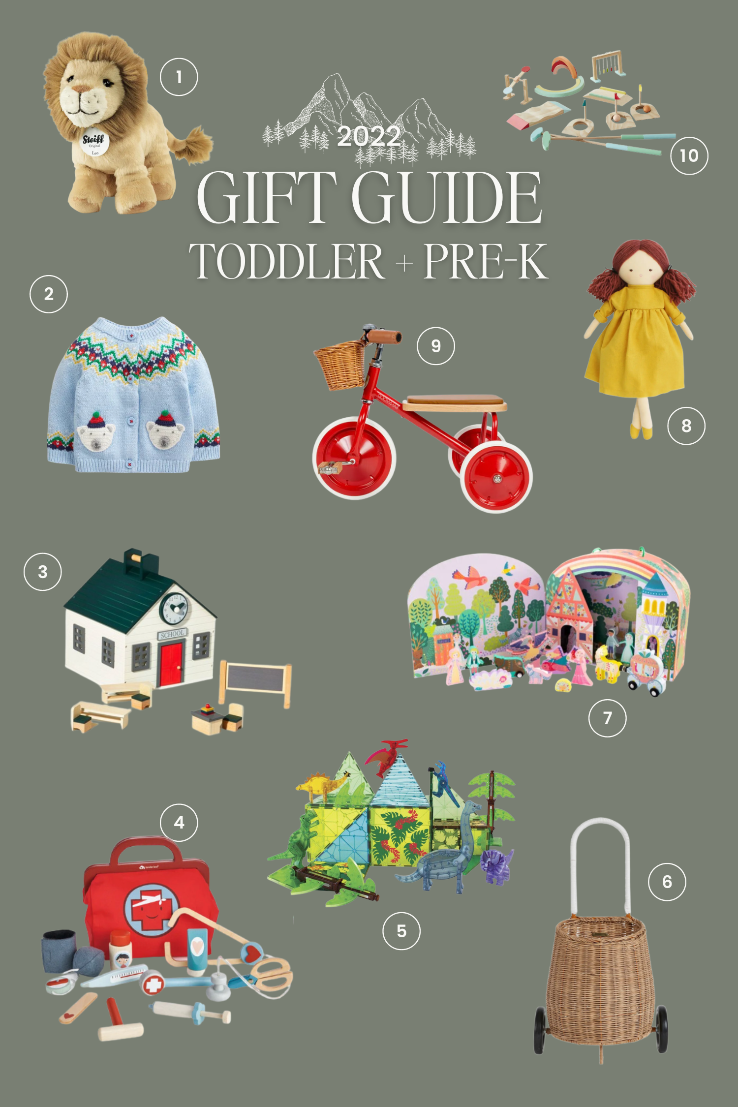 Holiday Gift Guide for Toddlers + Preschoolers