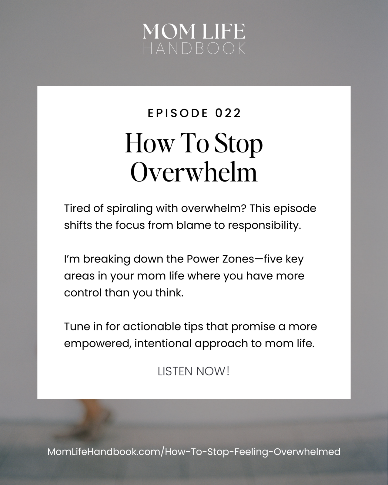 How to Stop Overwhelm With These 5 Power Zones